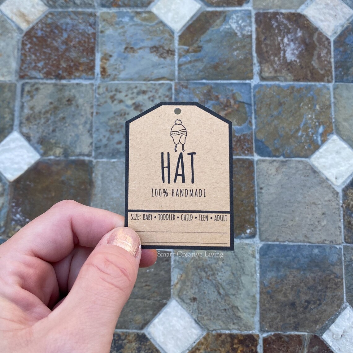 Printable Hat Tags – Handmade Knit & Crochet Beanies (PDF Download) - Etsy