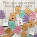 PRINTABLE Cowl Tags - Price Labels for Crocheted or Knit Handmade Cowls ...