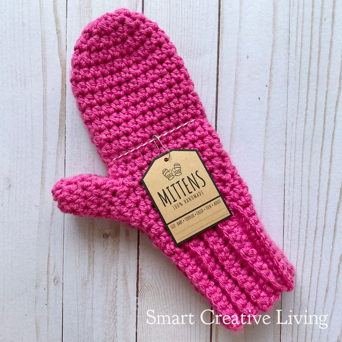 PRINTABLE Mitten Tags Price Labels for Crocheted or Knit Handmade ...