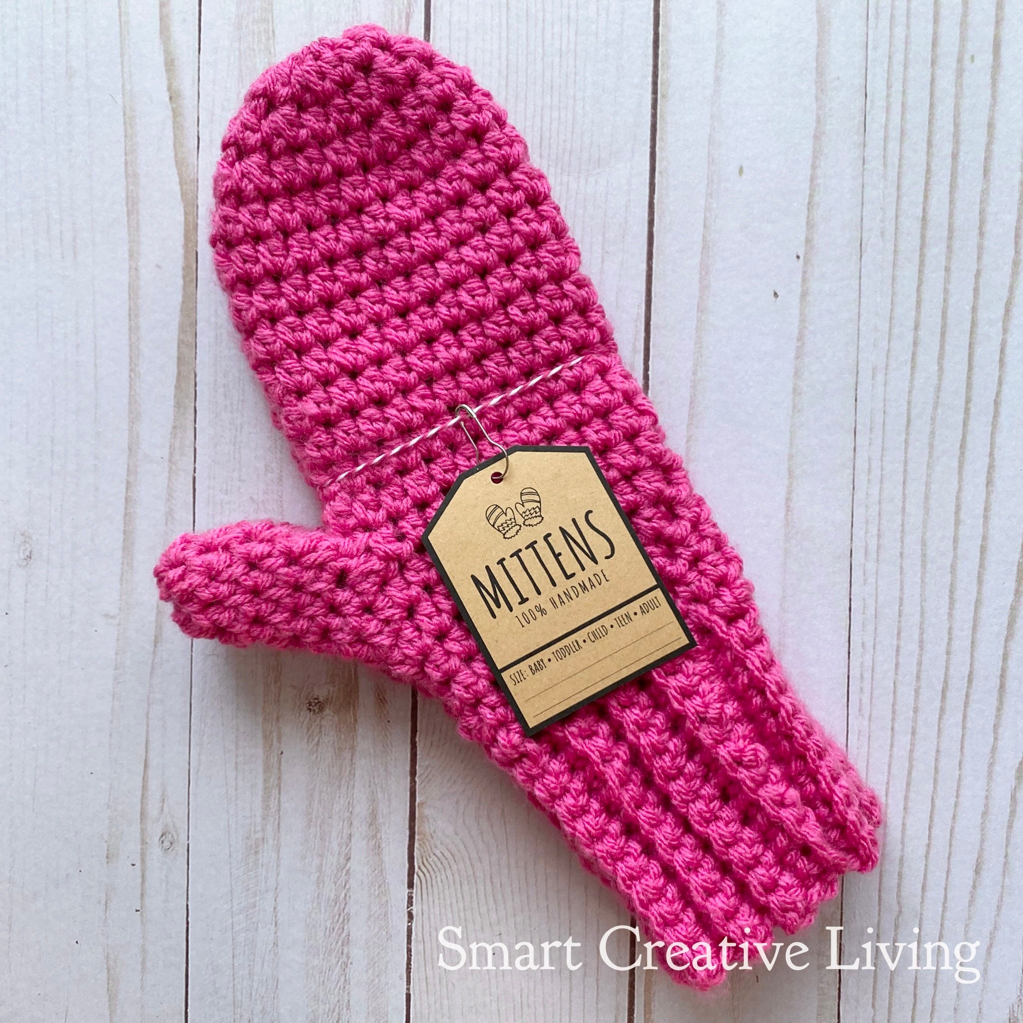 PRINTABLE Mitten Tags - Price Labels for Crocheted or Knit Handmade ...