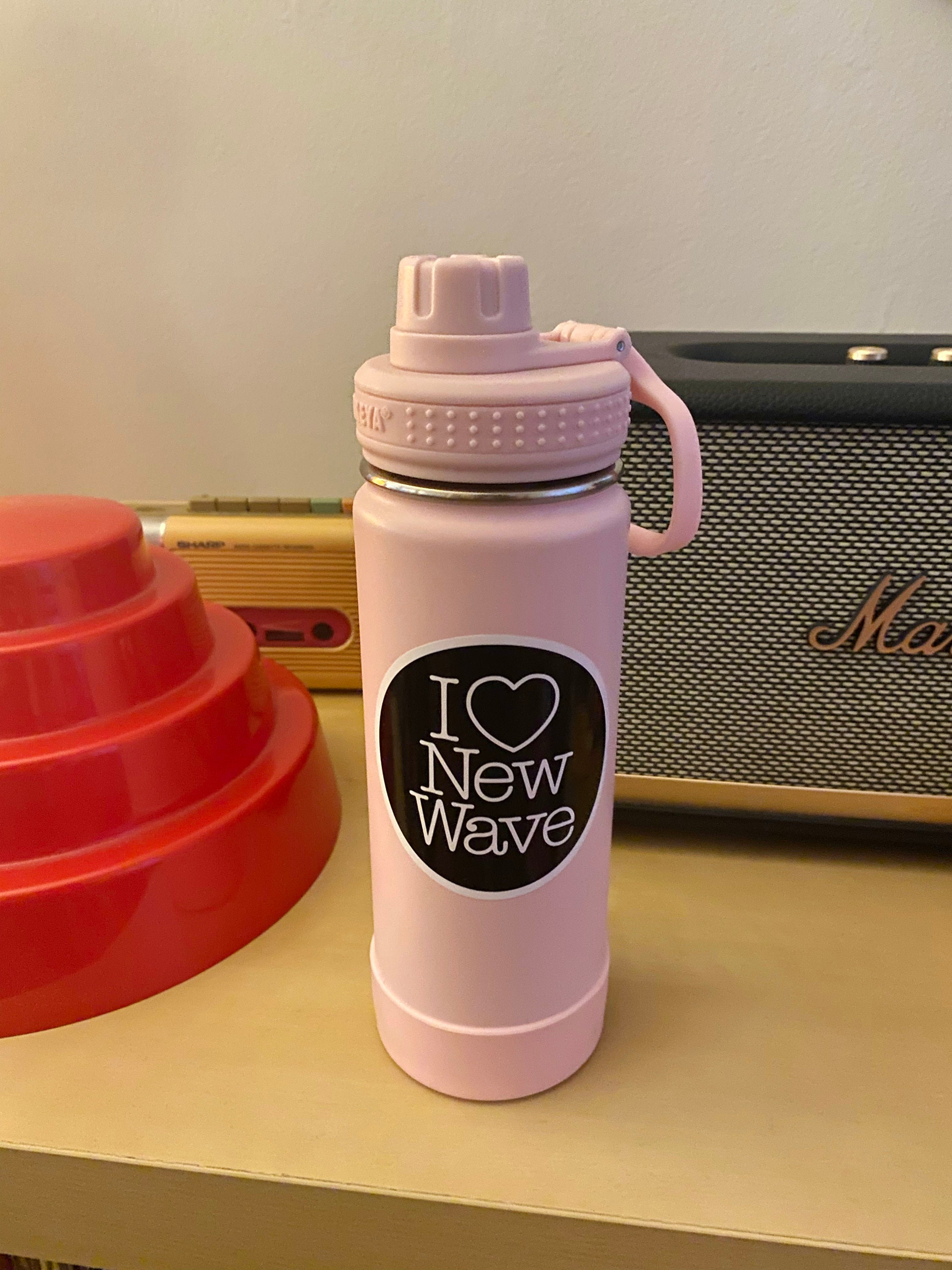 I Love New Wave Vinyl Sticker Heart 3 Inch Black 80s 1980s - Etsy