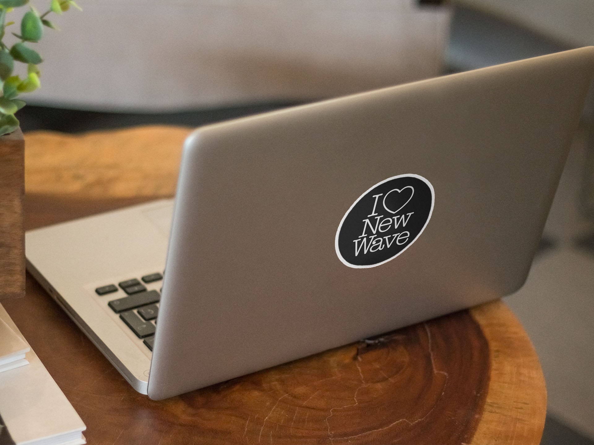 I Love New Wave Vinyl Sticker Heart 3 Inch Black 80s 1980s - Etsy