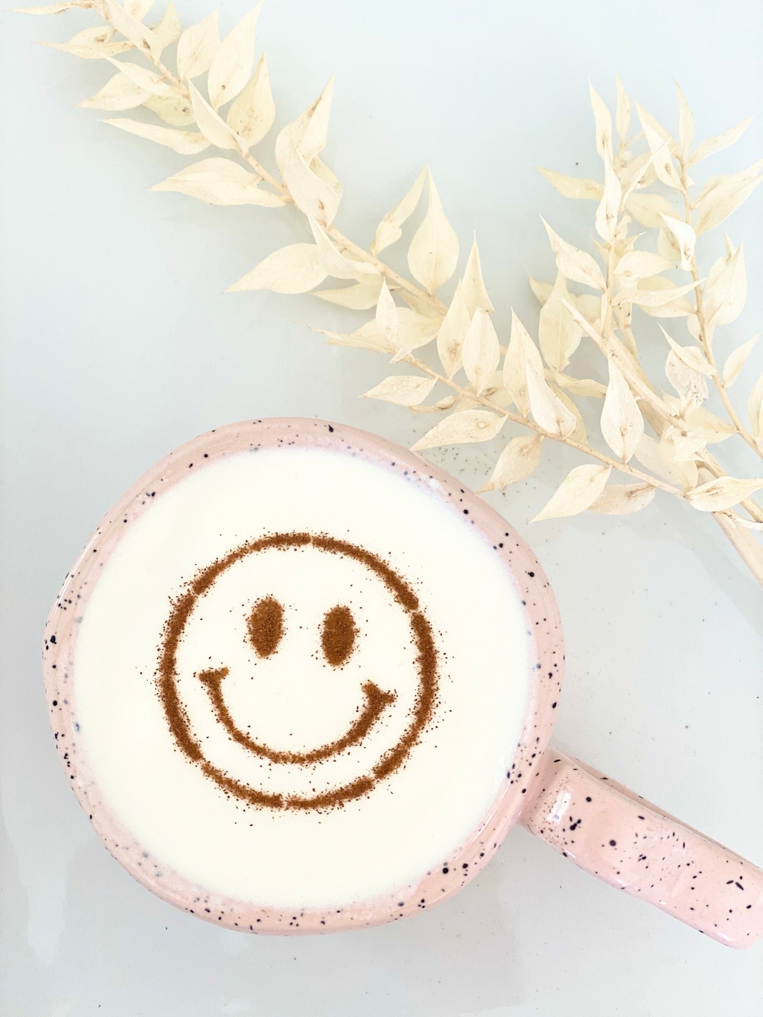 Smiley Face Coffee Art Stencil // Latte Art // Retro // Coffee ...