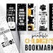 Printable Bookmark Set, Kids Printable Bookmarks, Instant Download ...