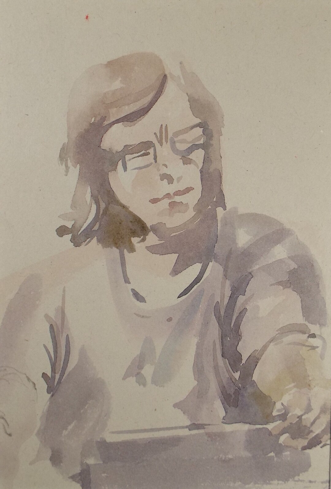 Original Watercolour Drawing, 'figure Study', Hugh Mckenzie (1909-2005 ...