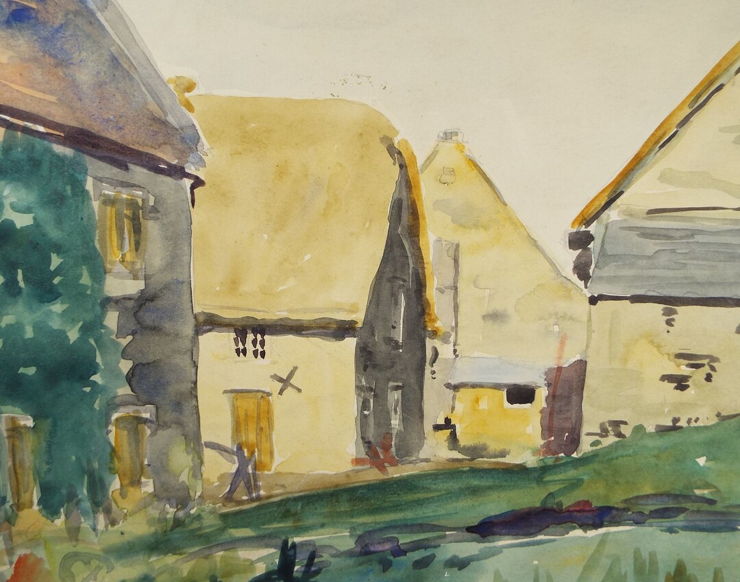 Original Watercolour, 'friar Waddon, Evening Study', 1937, Charles ...