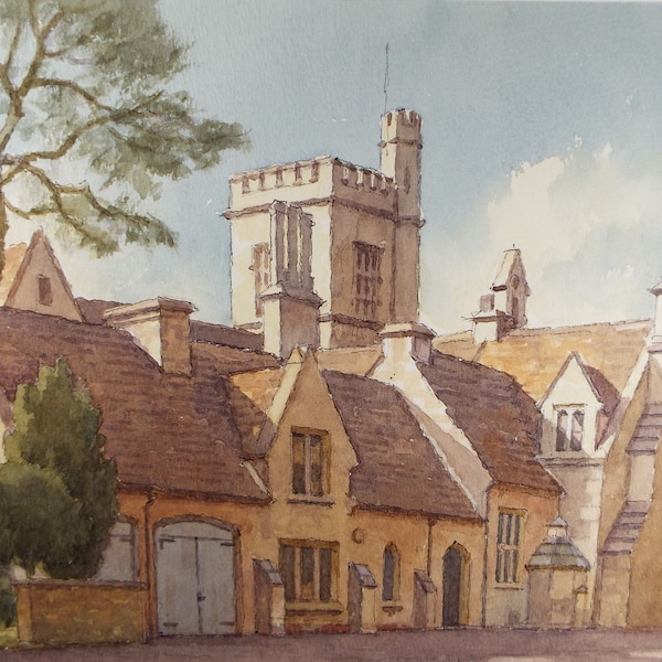 Stone Buildings - Etsy