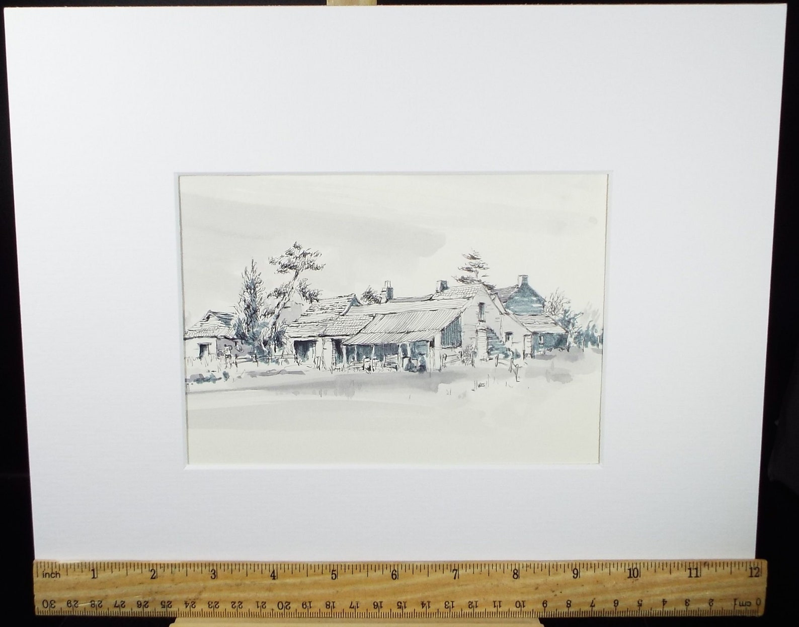 Original Watercolour & Ink 'godney' Dated 1996 - Etsy