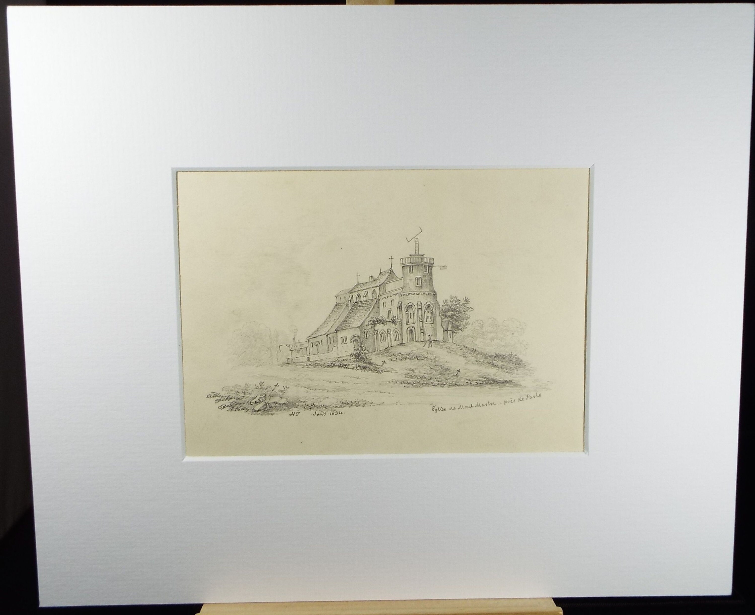 Original Pencil 'eglise Saint-mar De Martel' Signed - Etsy