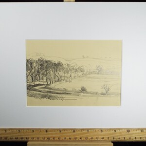 Original Pencil Drawing, 'tree Lined Lane'', Circa 1920's, Nan C ...