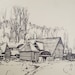 Original Pen & Ink , 'weatherboarded Barns' , Hilda Burford (1887-1957 ...