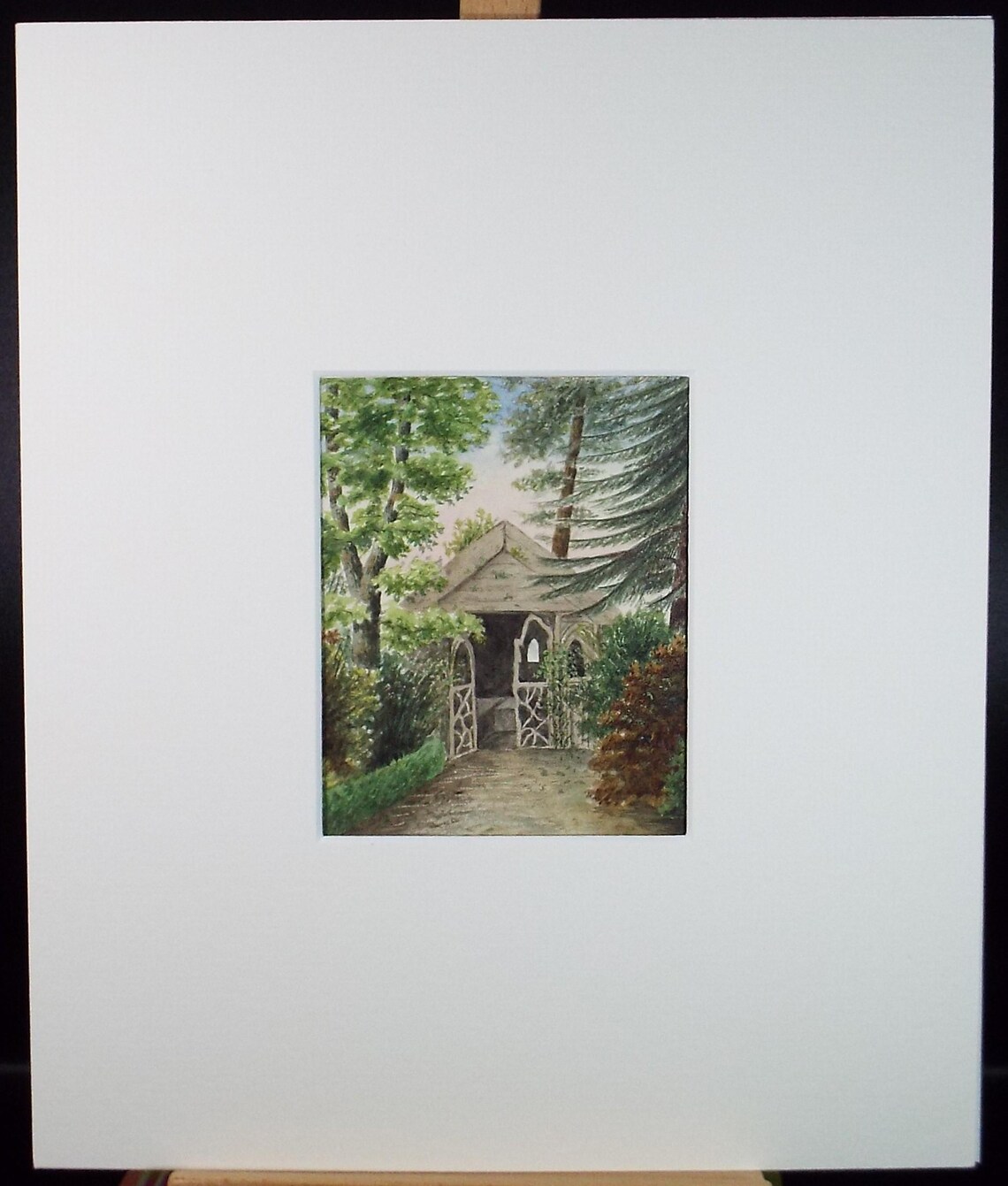 Original Watercolour on Paper, 'arbour in the Woods', Circa 1860's ...
