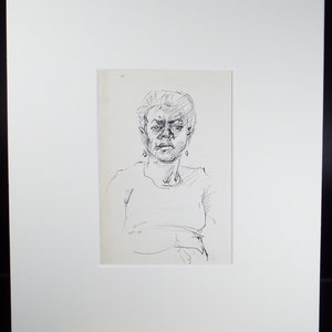 Original Pen & Ink Drawing, 'figure Study', Hugh Mckenzie (1909-2005 ...