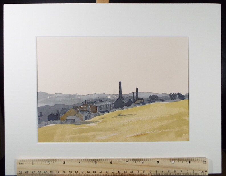 Original Watercolour, 'mill in a Landscape', Circa 1980's, Unknown ...