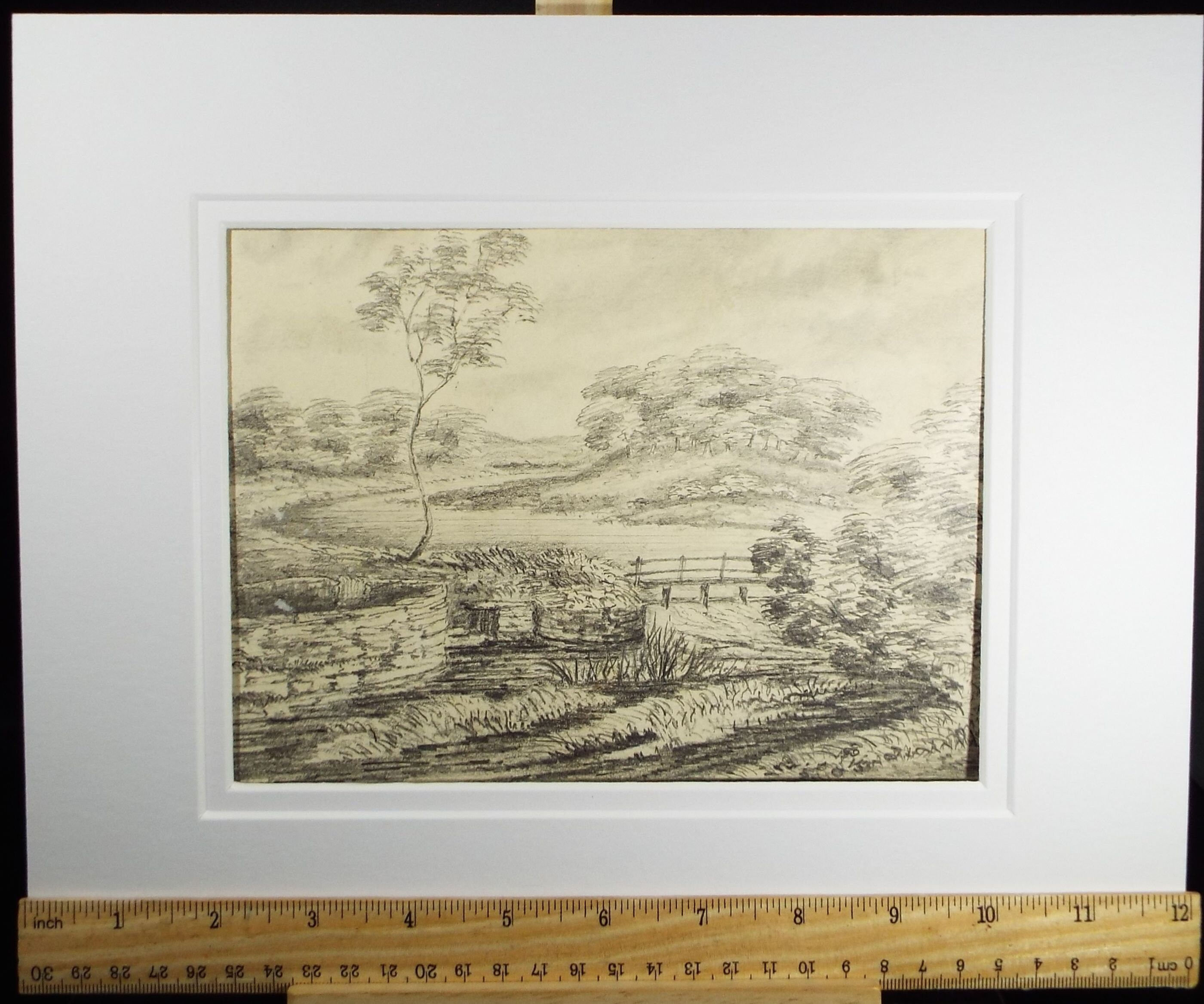 Original Pencil Drawing, 'upper Swell', Late 19th Century, Artist ...