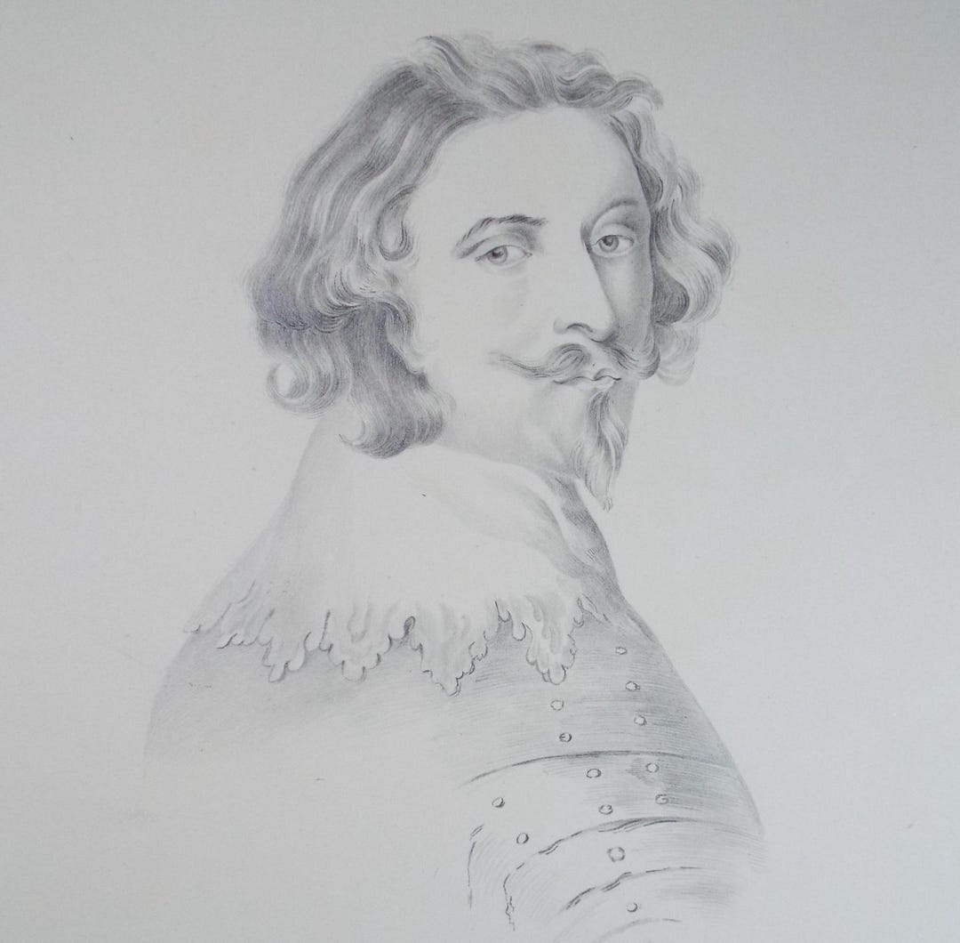 Original Pencil Drawing , 'portrait of a Nobleman', Mid 19th Century ...