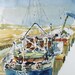 Original Watercolour,'freighter Anne', Roger Alsop, Dated 1987 - Etsy