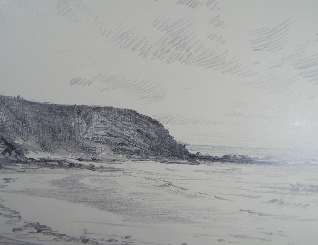 Original Pencil Drawing, 'pease Bridge', Circa 1920's, Nan C ...