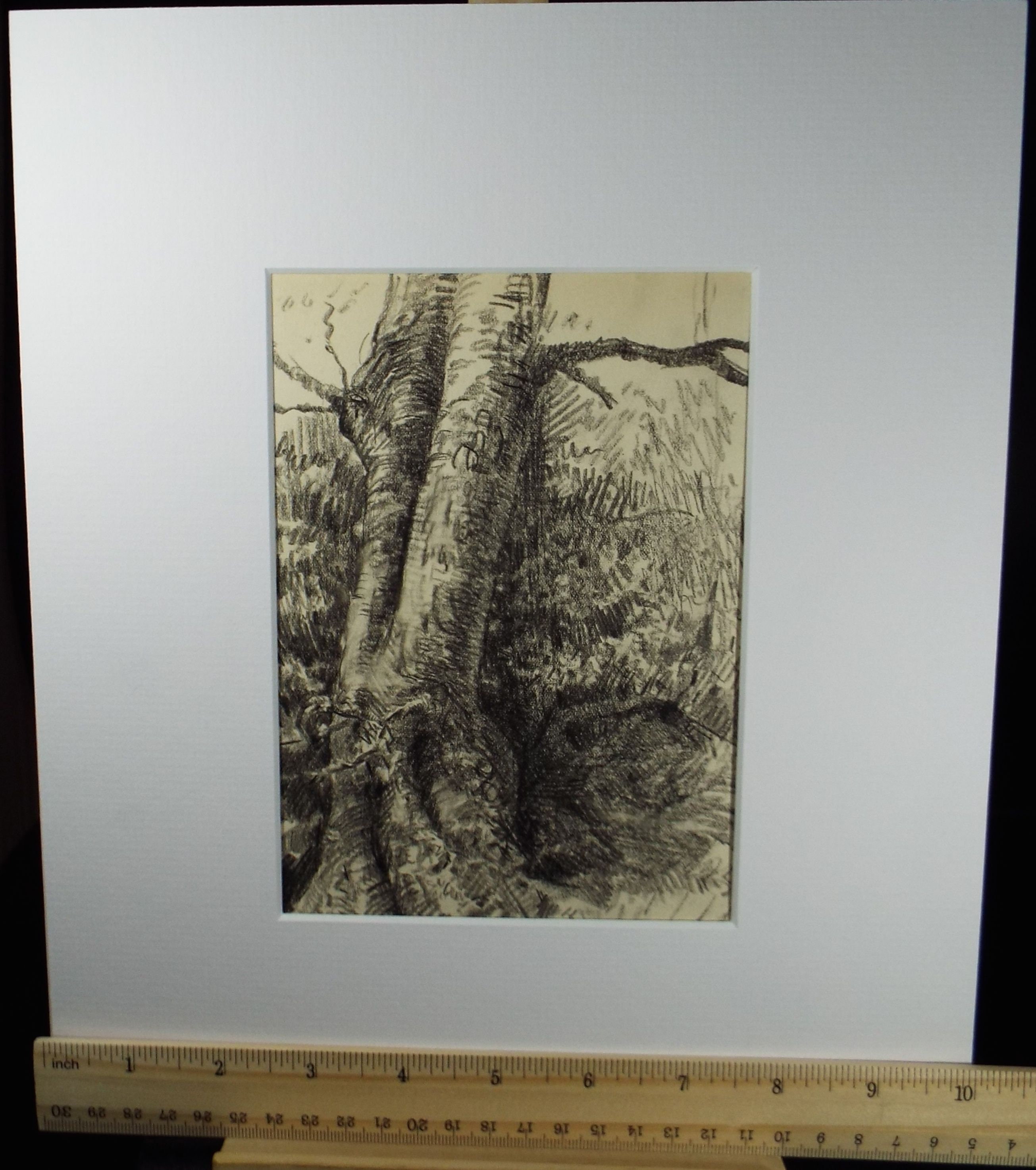 Original Pencil Drawing, 'woodland Study', Early 20th Century, Artist ...