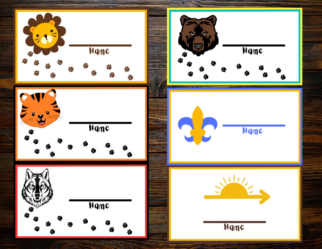 NEW 2024 UPDATED!!! Printable Digital Download Rank Name Tags/identity ...