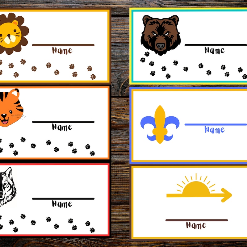 Cub Scout Printables - Etsy
