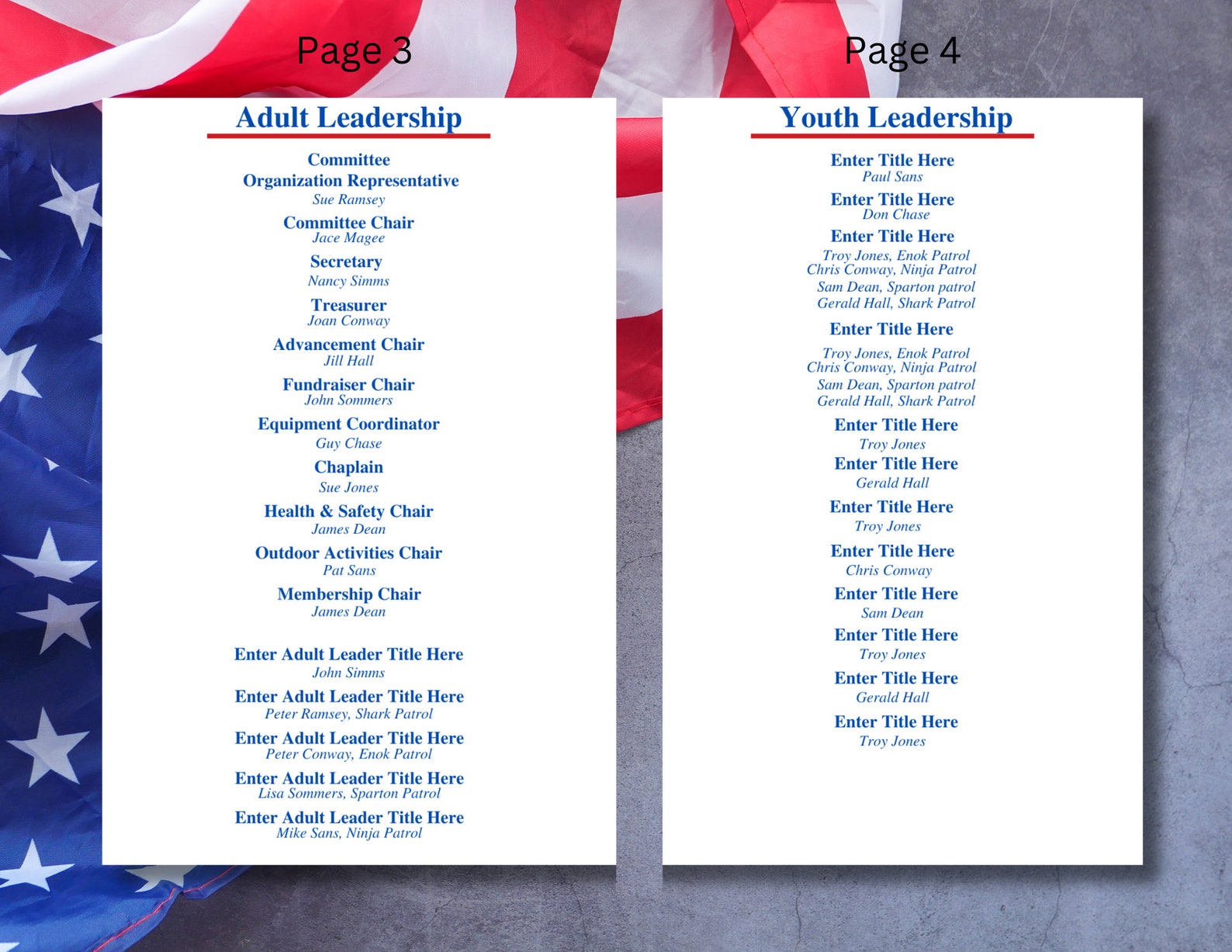 Customizable and Printable Court of Honor Program for Group - Etsy
