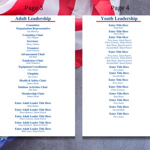Customizable and Printable Court of Honor Program for Group - Etsy
