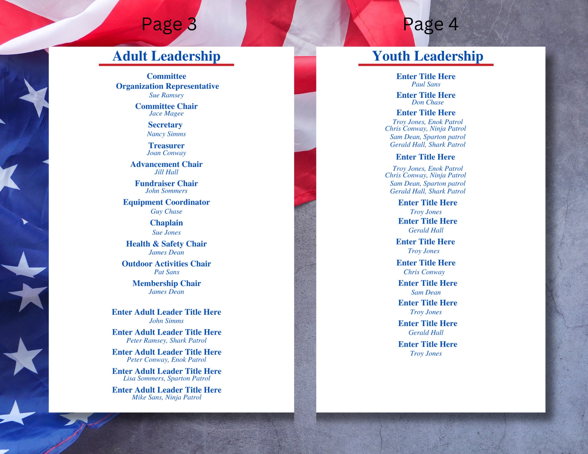 Customizable and Printable Court of Honor Program for Group - Etsy