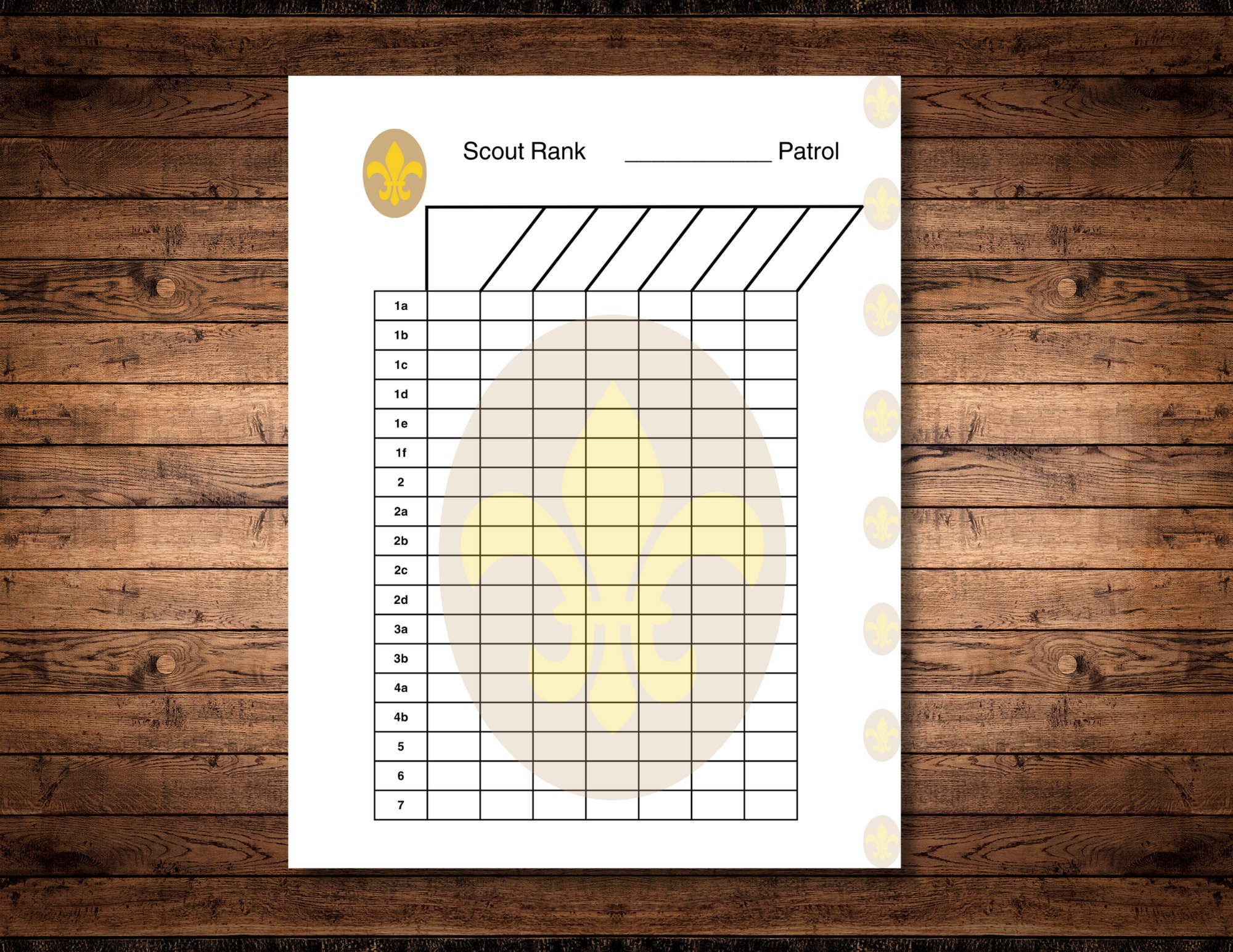 NEW FOR 2024 Scout Rank Advancement Charts - Etsy