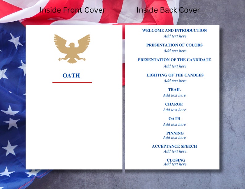 Customizable Printable Court of Honor Program for Individual - Etsy