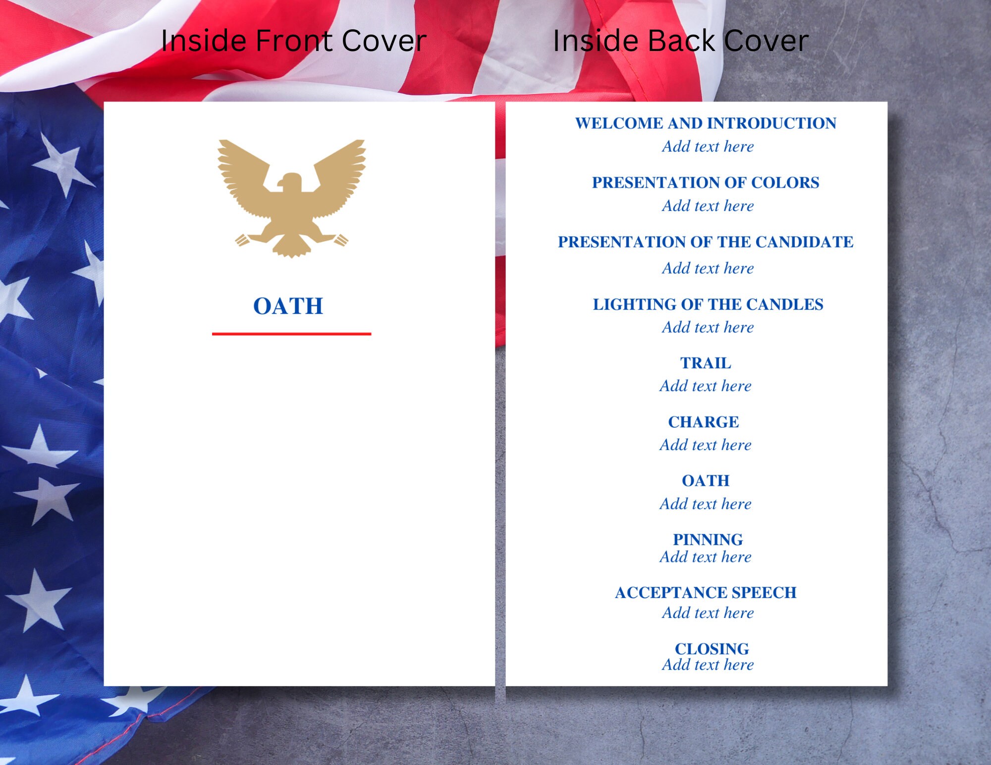 Customizable Printable Court of Honor Program for Individual - Etsy