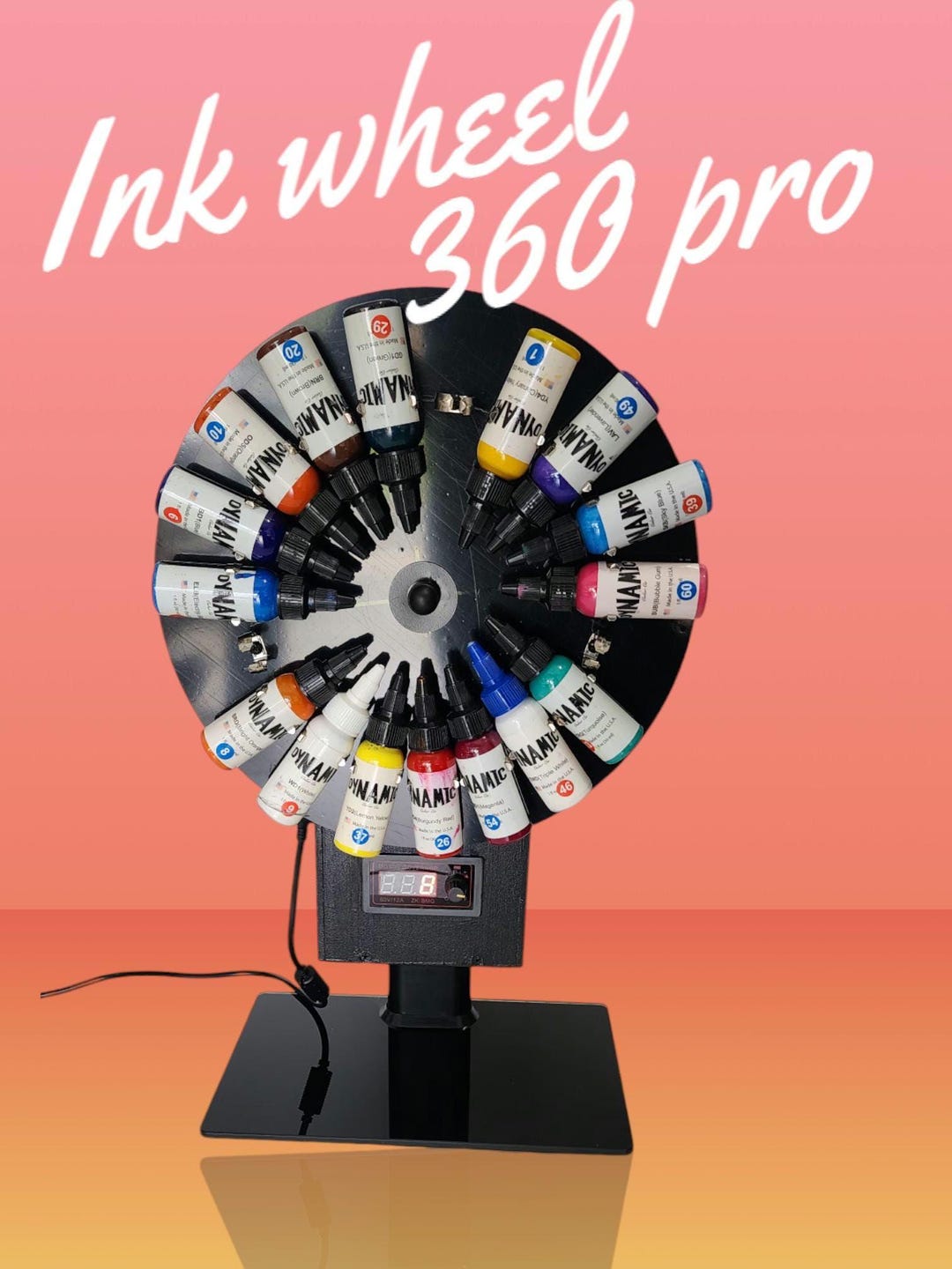 Tattoo Ink Wheel 360 Pro "el Zorro Ink Wheel", Ink Organizer ,ink Mixer ...