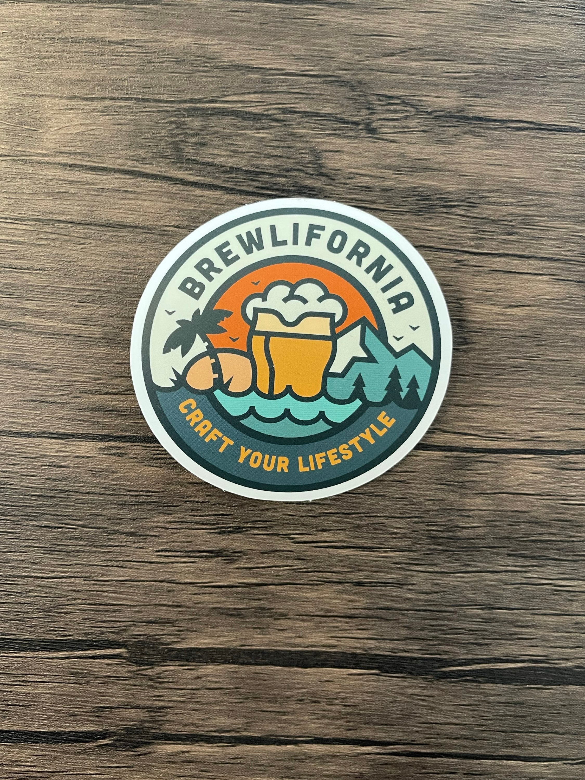 Brewlifornia Sticker Pack / Beer Stickers / Craft Beer - Etsy