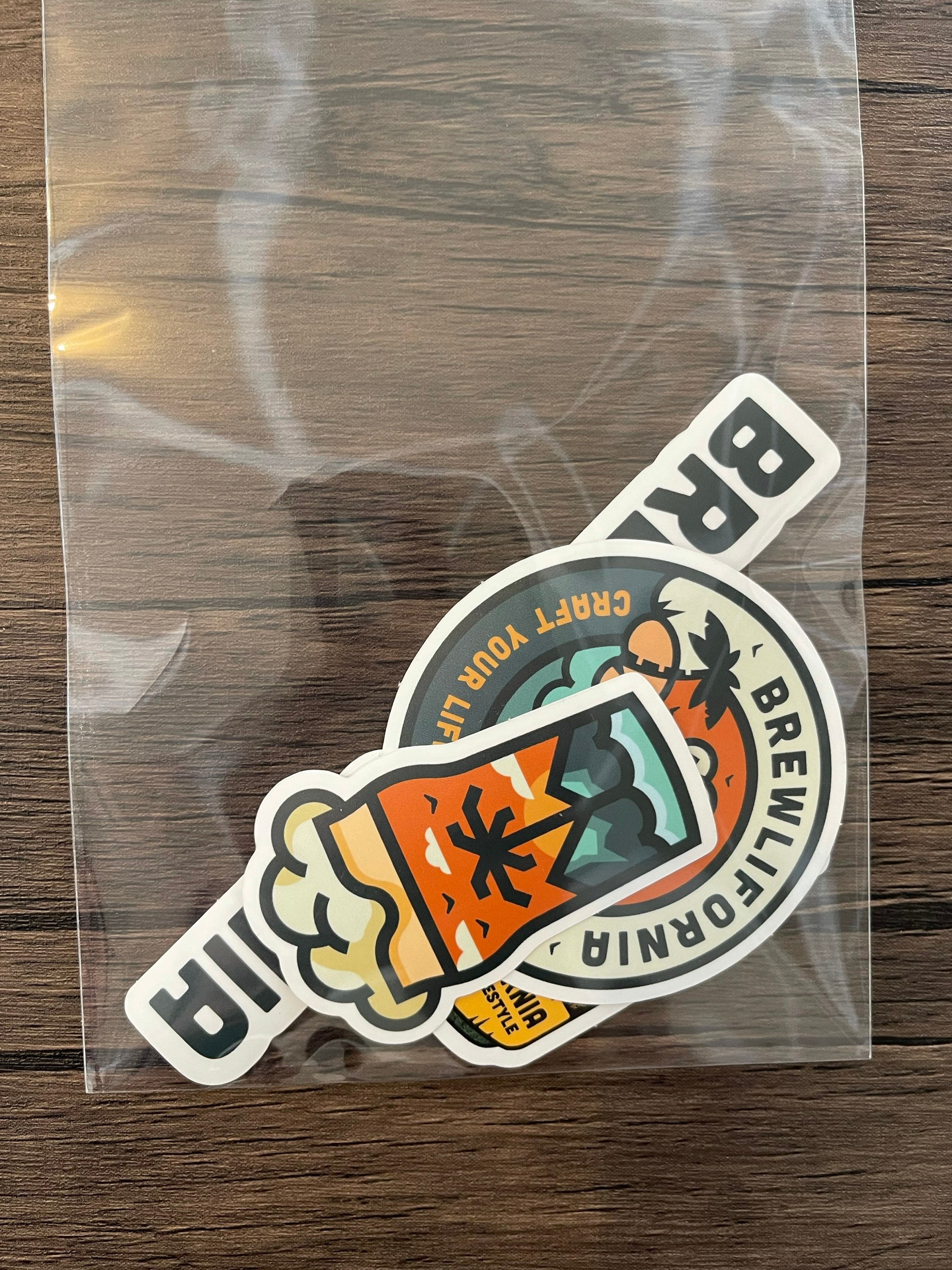 Brewlifornia Sticker Pack / Beer Stickers / Craft Beer - Etsy