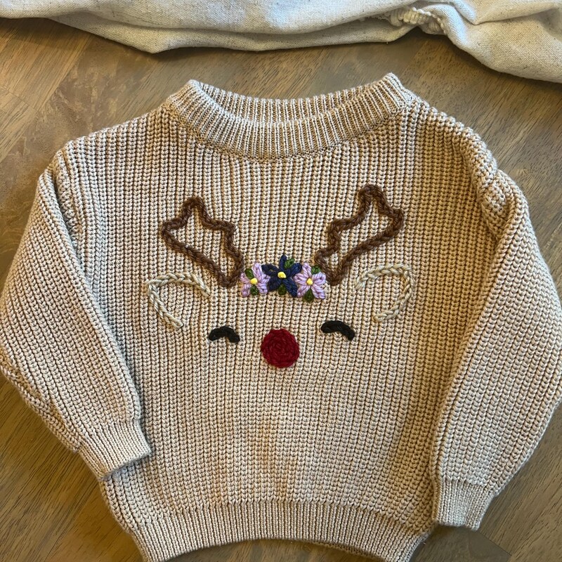 Reindeer Sweater - Etsy
