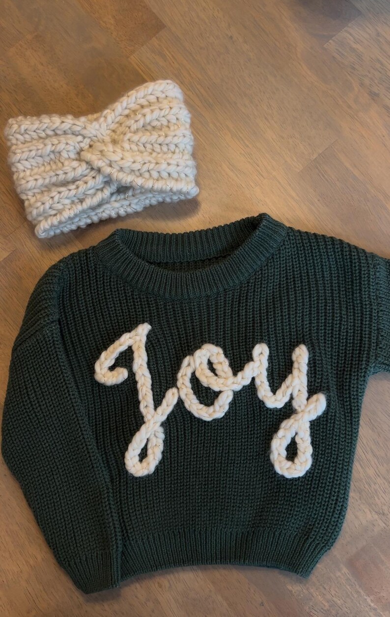 Joy Christmas Sweater - Etsy