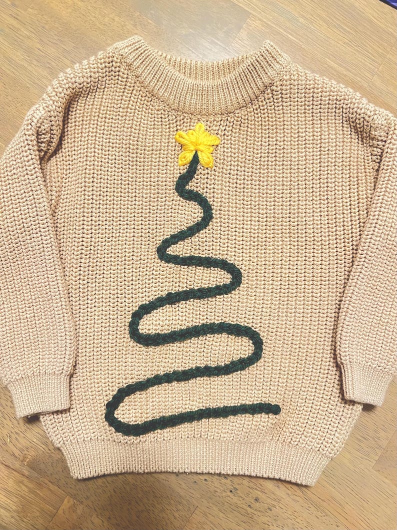 Christmas Tree Sweater - Etsy