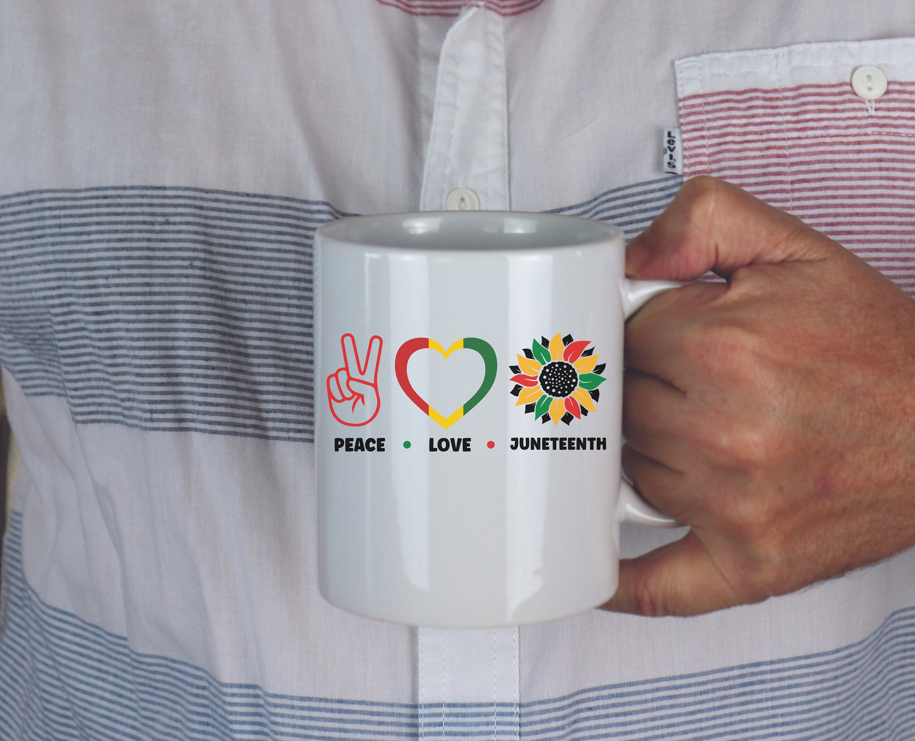 Peace Love Juneteenth Flower PNG Juneteenth Celebration - Etsy