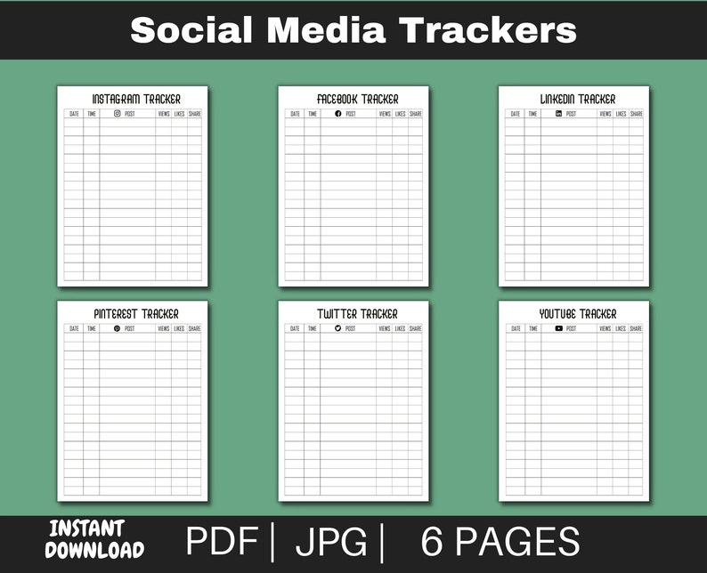 Social Media Trackers | Facebook Tracker | Instagram Tracker | Linkedin ...