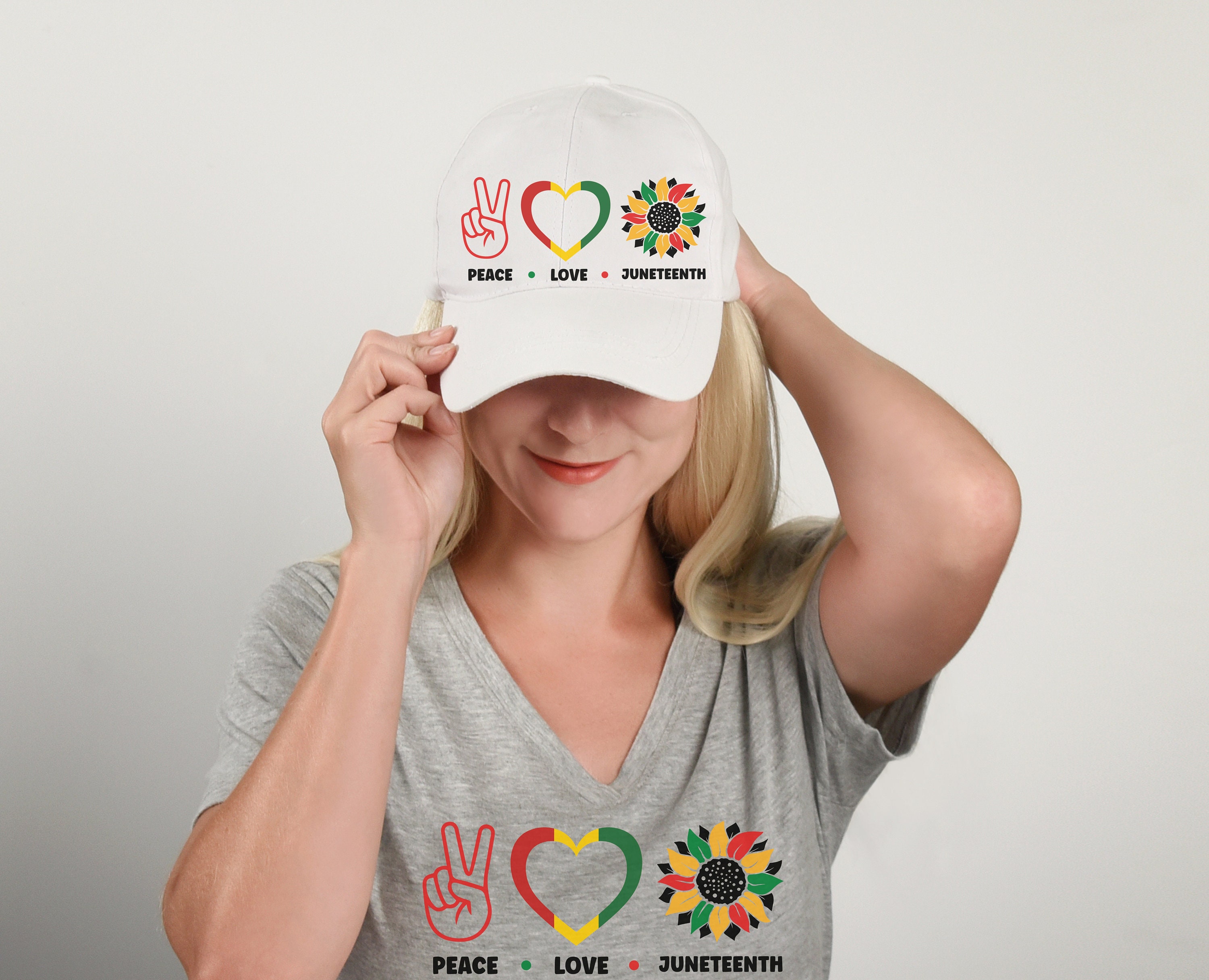 Peace Love Juneteenth Flower PNG Juneteenth Celebration - Etsy