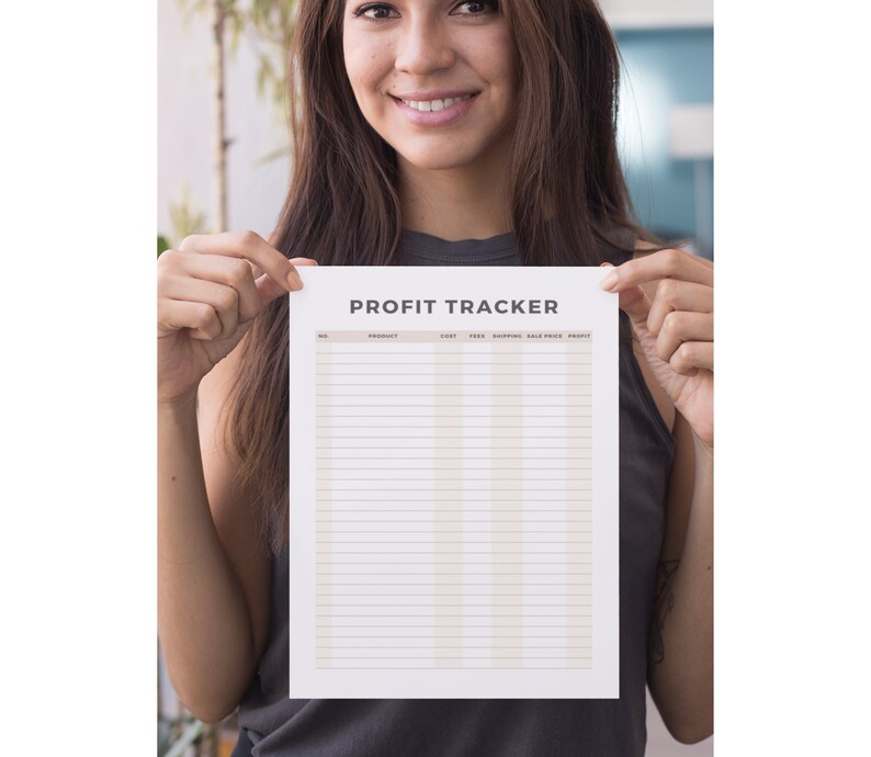 A Profit Tracker | Business Tracker | Instant Download | Sales Tracker ...