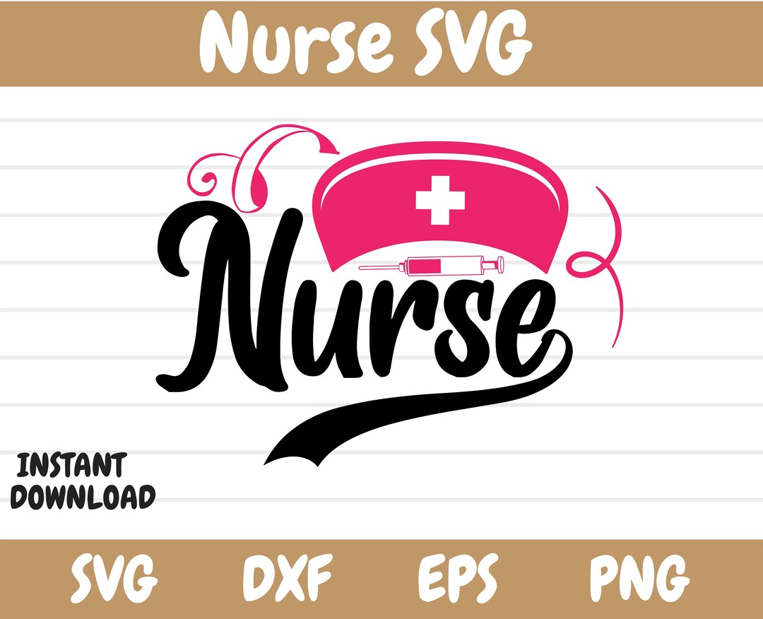 Nurse SVG | Nurse Week | Nurse Hat | Nurse Life | Nurse SVG | Instant ...