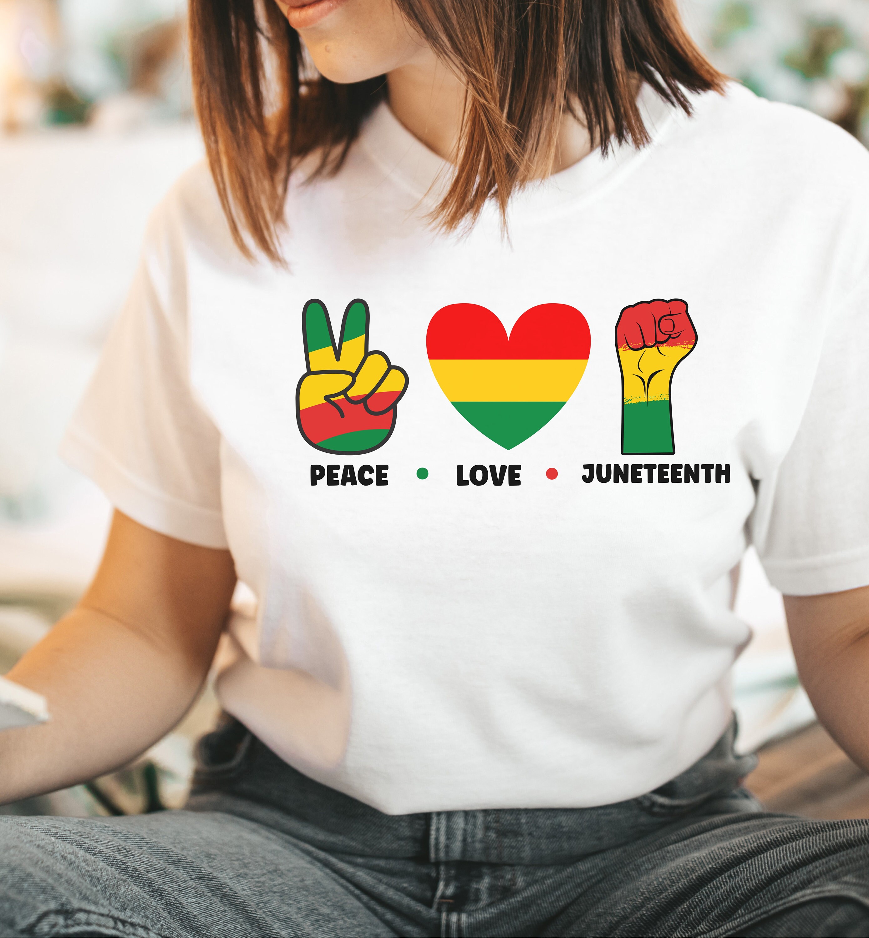 Peace Love Juneteenth PNG Juneteenth Celebration Freedom Free-ish 1865 ...