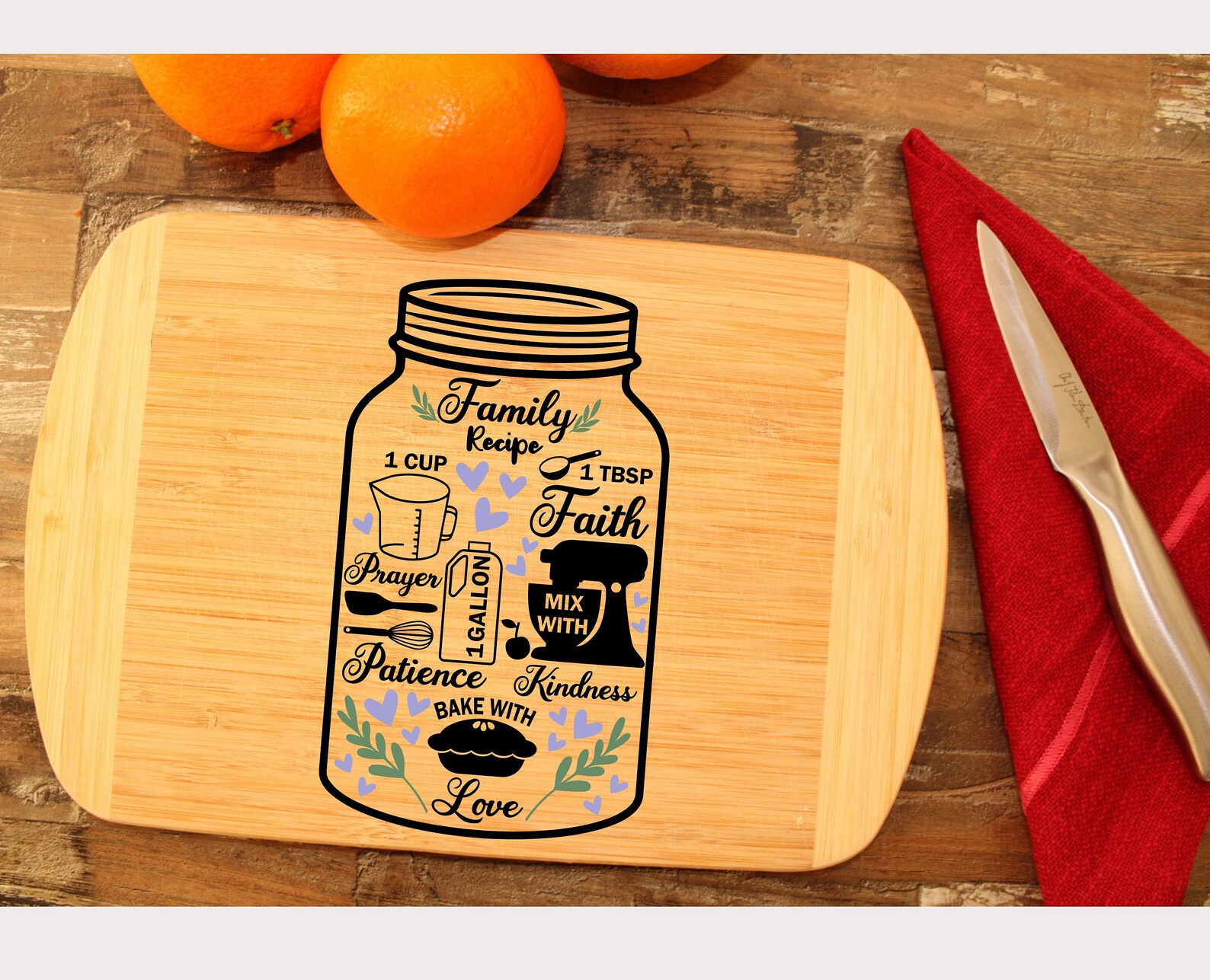 Family Recipe SVG Family Family Reunion Cutting Board - Etsy