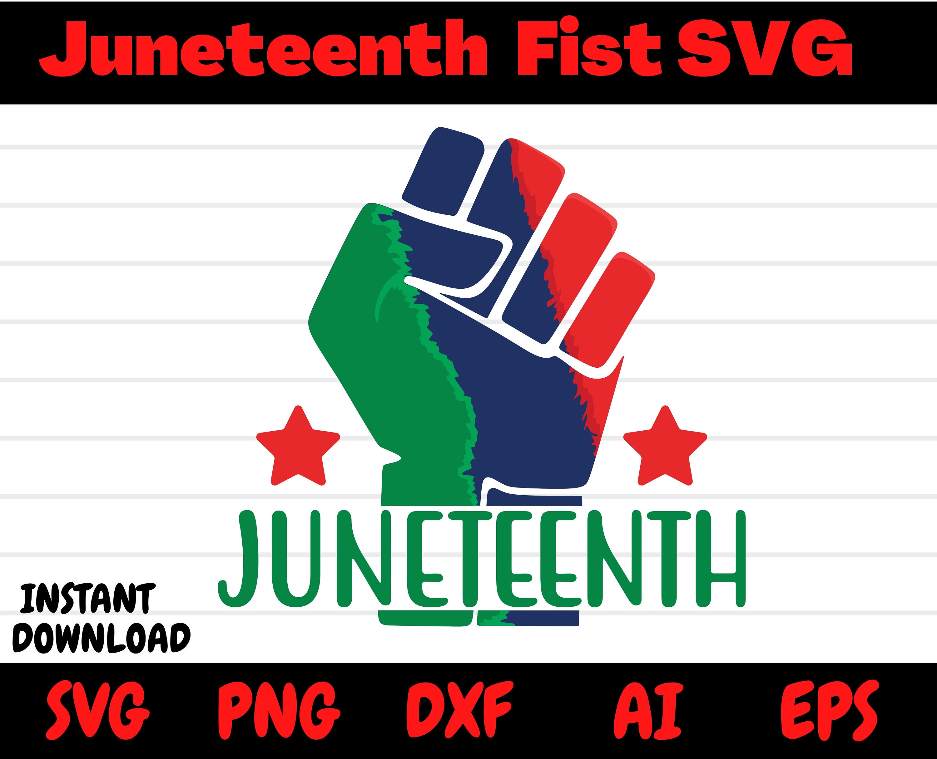 Juneteenth Fist SVG | Juneteenth Celebration | Black History | Freedom ...