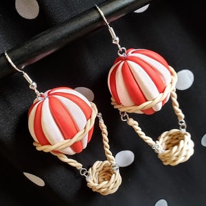 Hot Air Balloon Earrings - Etsy
