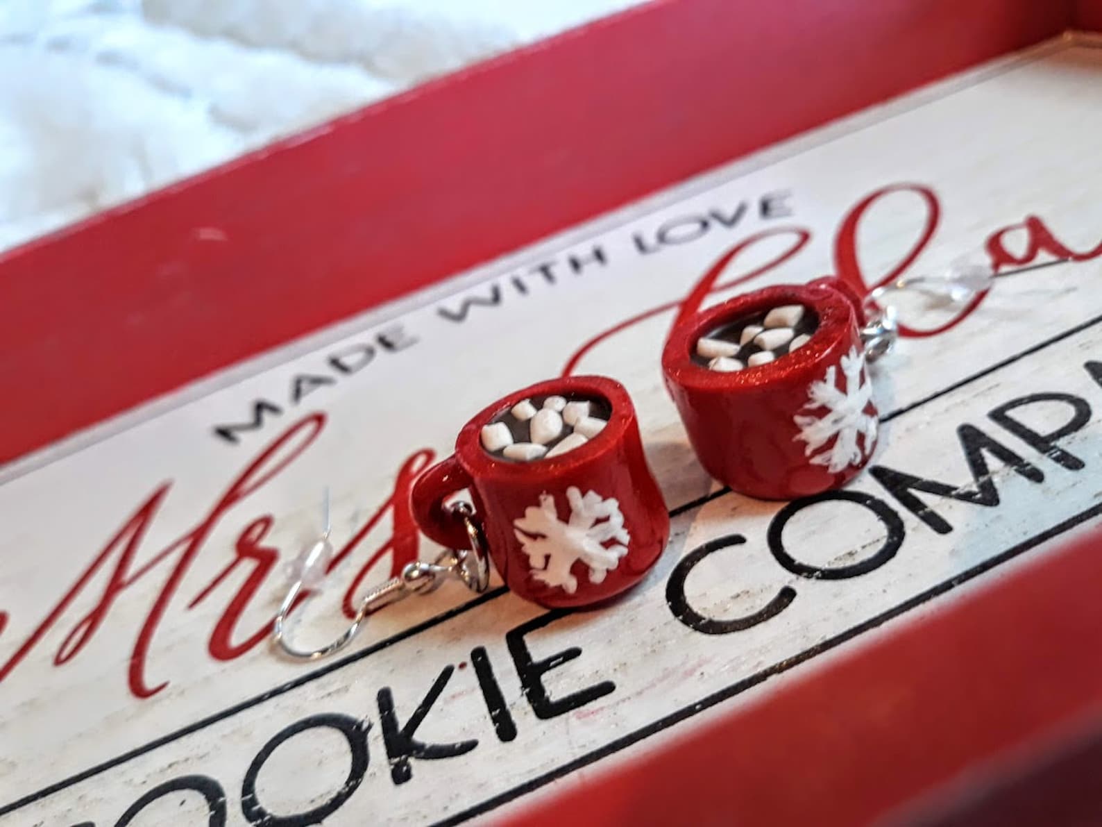 Hot Chocolate Mug Earrings - Etsy