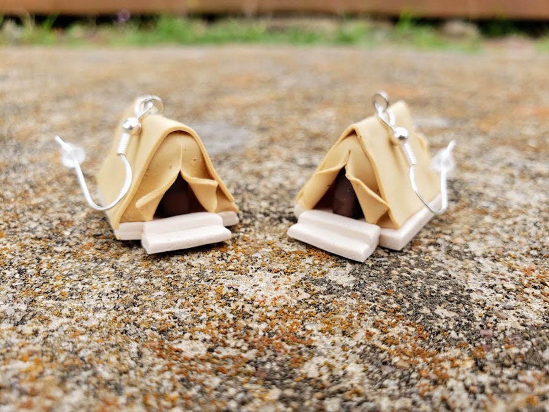 A-frame Tent Earrings - Etsy