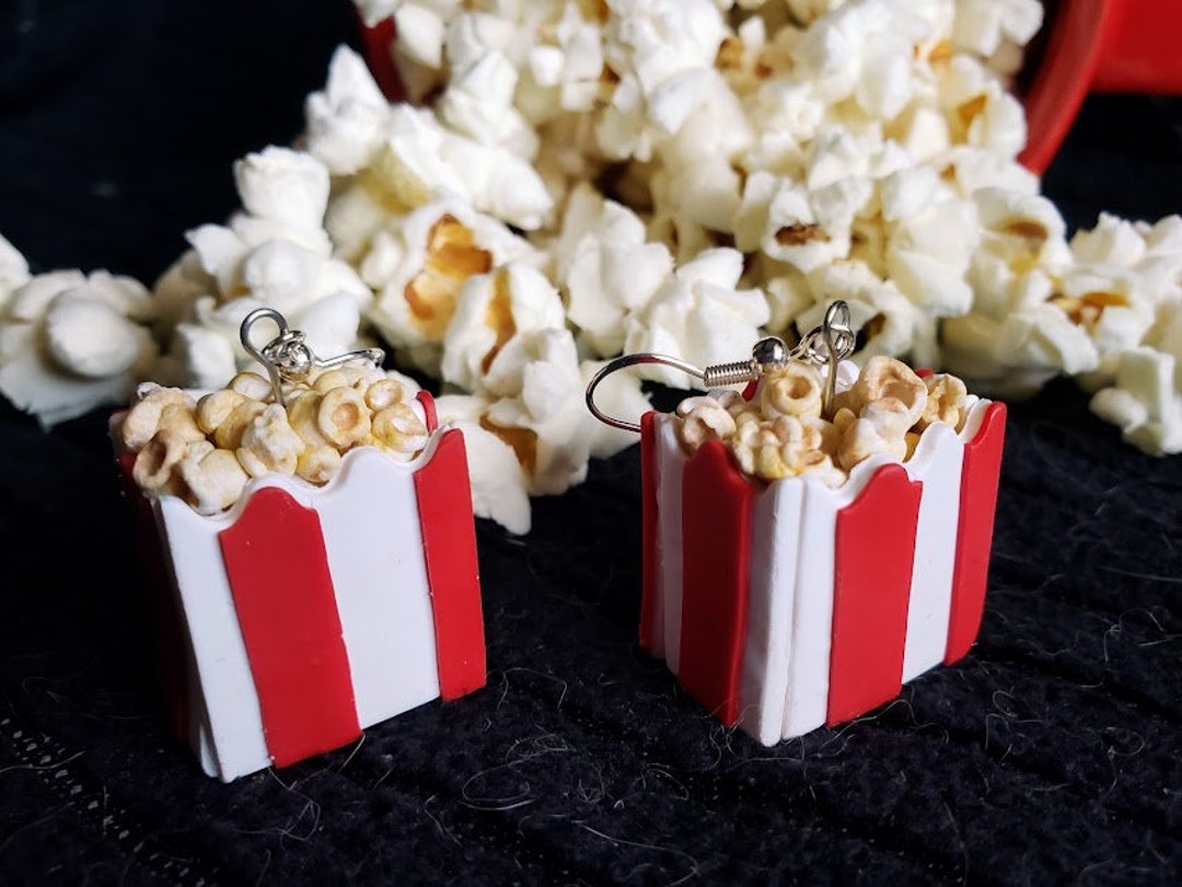 Popcorn Box Earrings - Etsy
