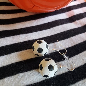 Soccer Ball Earrings - Etsy